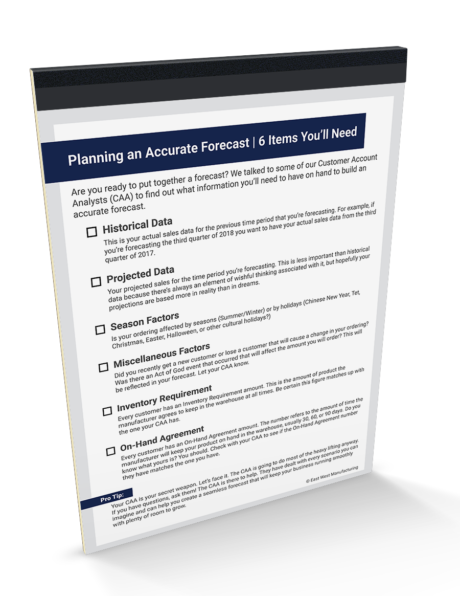 Free Checklist: Planning an Accurate Forecast